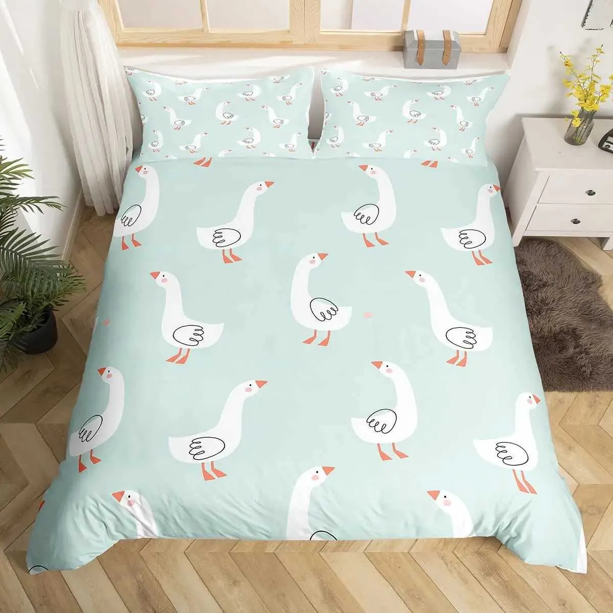 duck print bedding