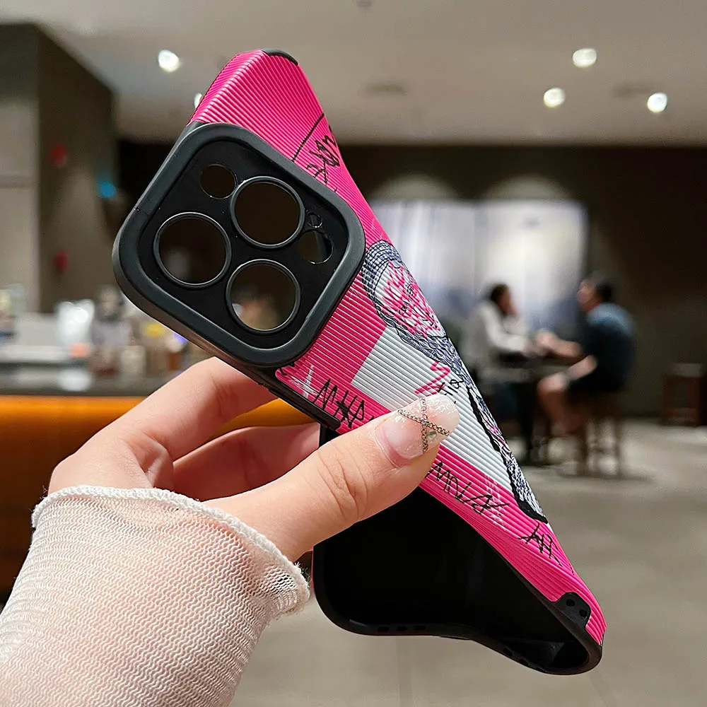 Graffiti Art Aesthetic Mona Lisa Phone Case for iPhone 15 14 13 12 11 ...