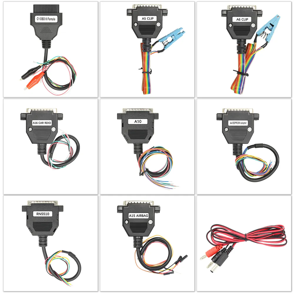 Advanced Auto Car Key Programmer, ECU Coding Tool With Full Adapter Set ...