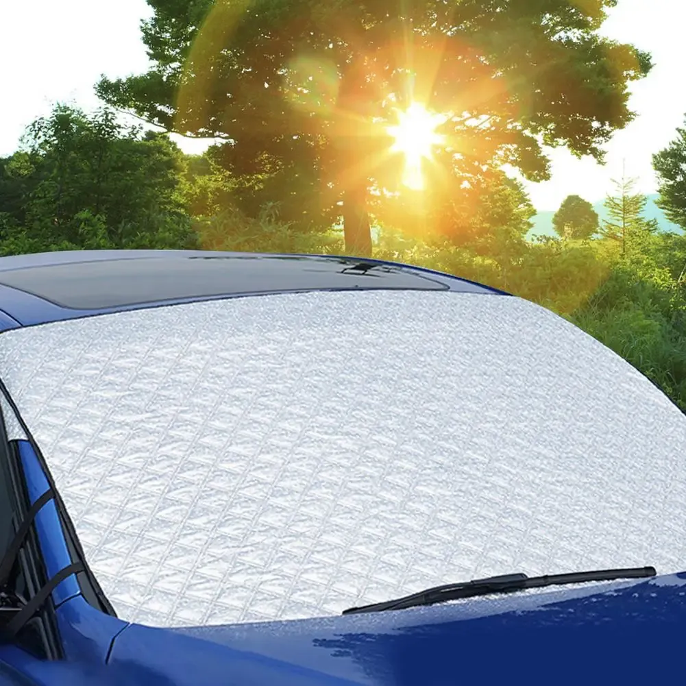 All-Weather Car Windshield Sunshade: Dust, Frost, Ice, UV Protection ...