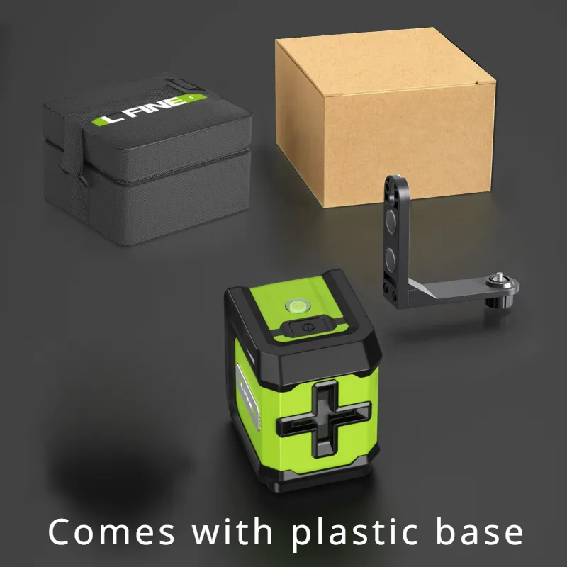 Mini Laser Level, Self-Leveling Cross Line, Super Bright Green Beams, 2 ...