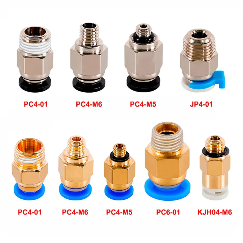 DHgate.com:PC4-01 M6 M5 Pneumatic Coupler, 1.75/3mm PTFE Tube PC6 ...