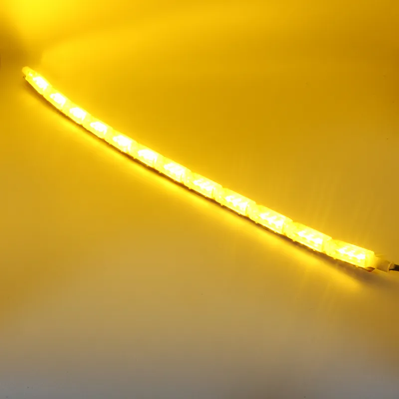 2-Pack Crystal Angel Tears Flexible LED Strip Light: White DRL with ...