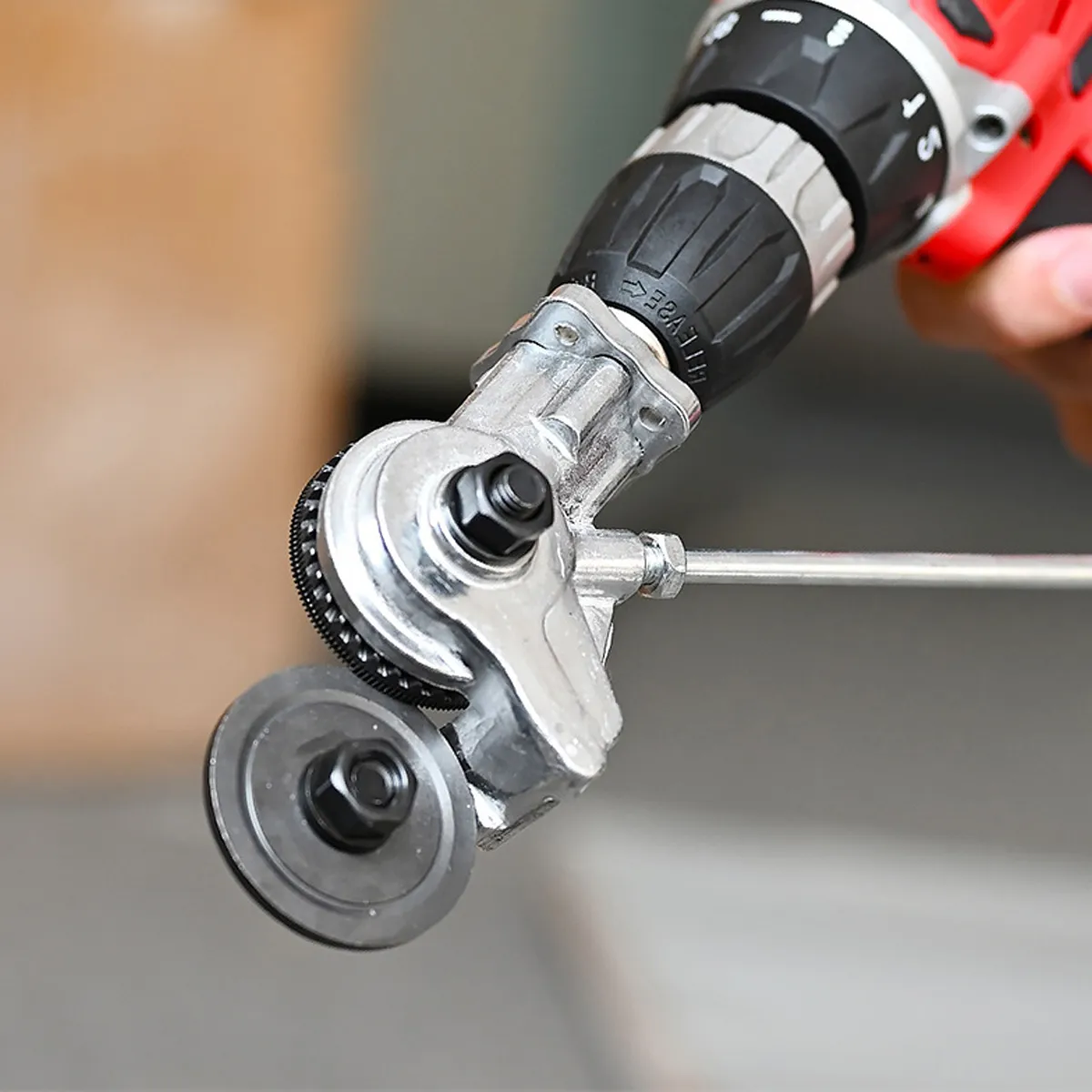 Electric Sheet Metal Shears Drill Attachment Metal Cutter For Precise ...