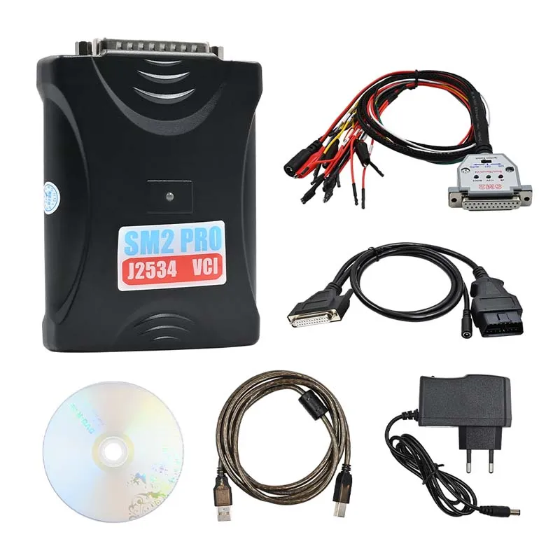SM2 PRO J2534 VCI OBD2 Programmer Dongle 67 In 1 ECU Read & Write ...