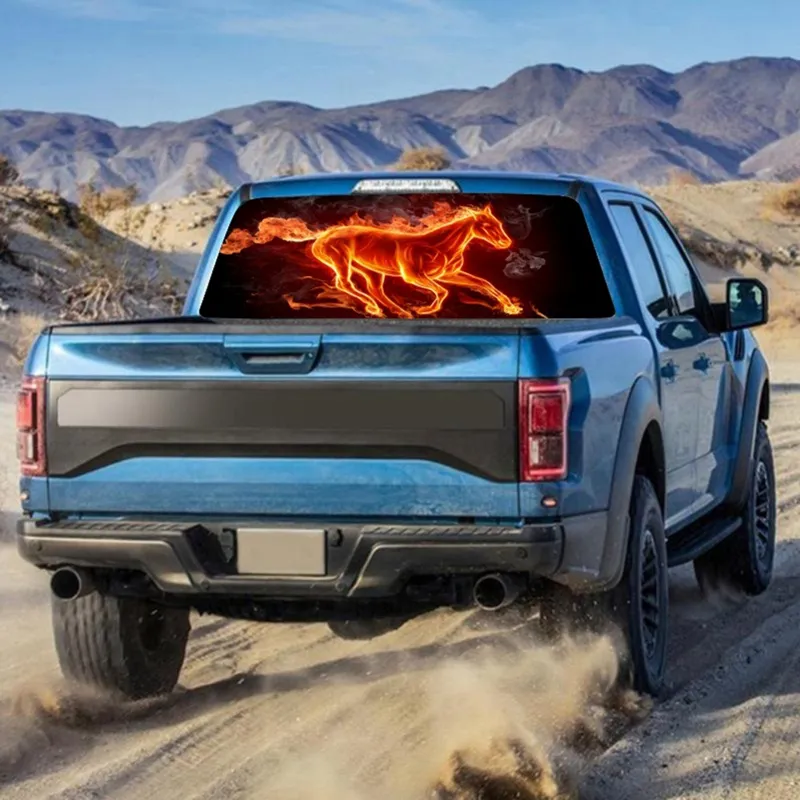 Car Decals Rear Window Decals | Perforated Window Decals For Trucks ...