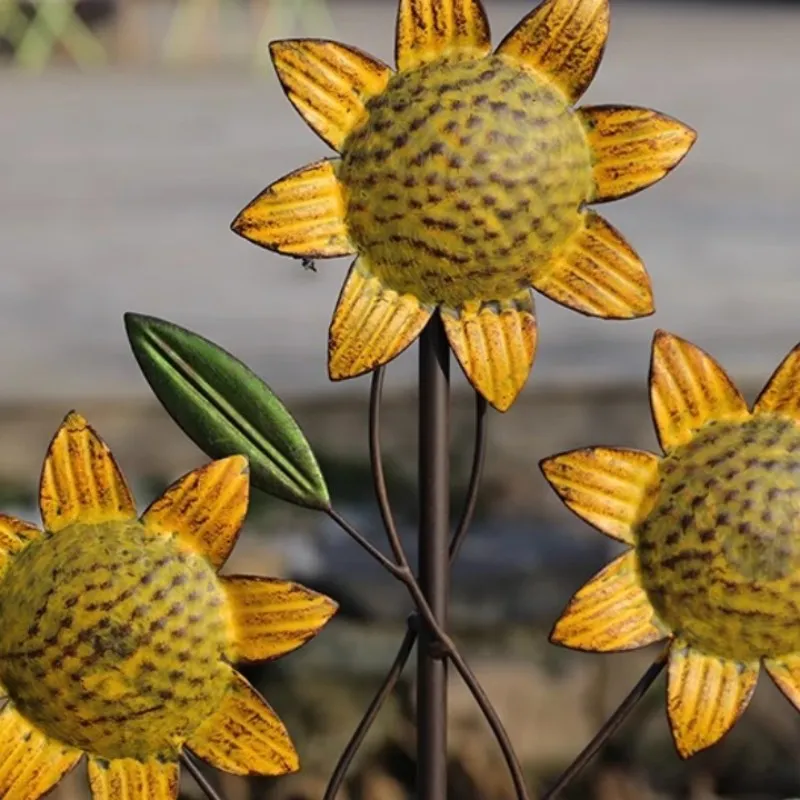 sunflower garden border