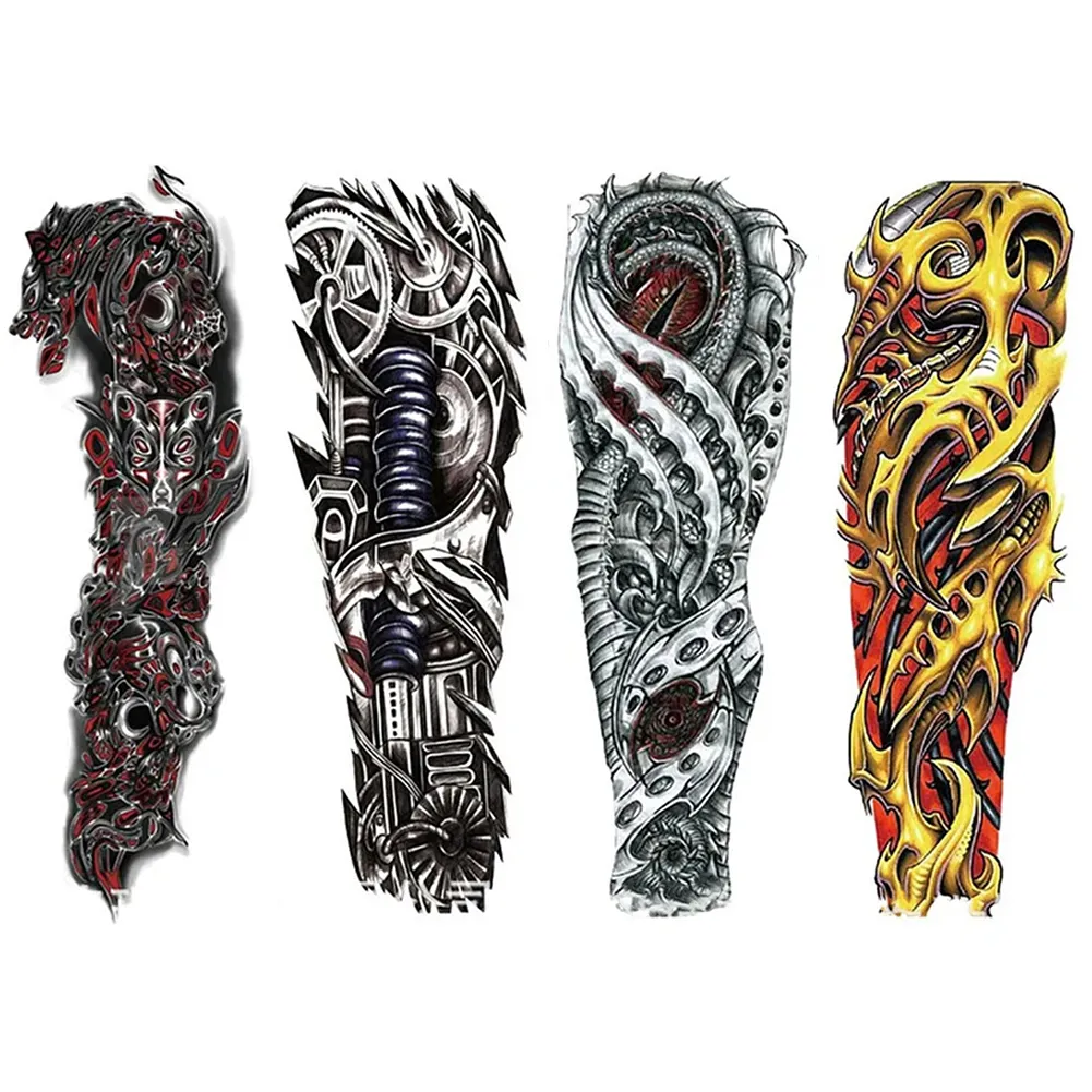 Arm Tattoo Stickers Kit Temporary Body Art Tattoos For Girls And Boys ...