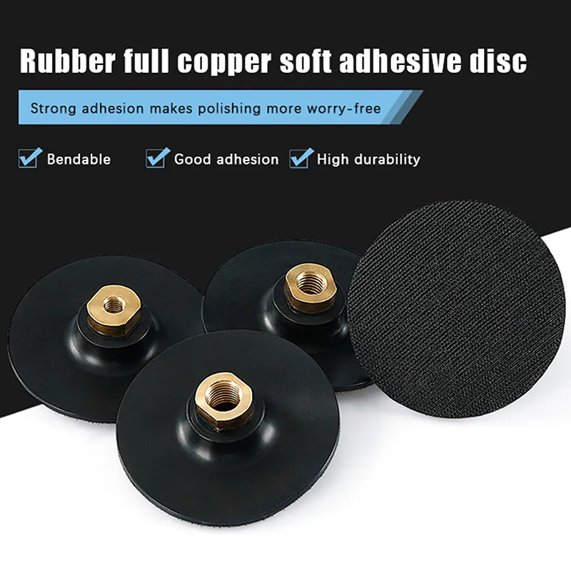 DHgate.com:20243-4 Inch Rubber Backing Pad Set Angle Grinder Polishing ...