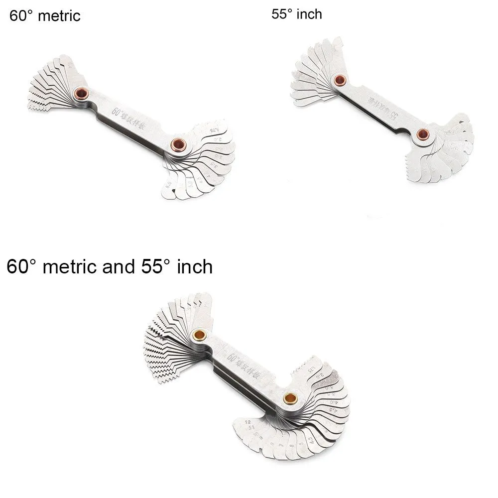 Precision Cut Step Measuring Gauge With 55/60 Degree Screw Pitch Center ...