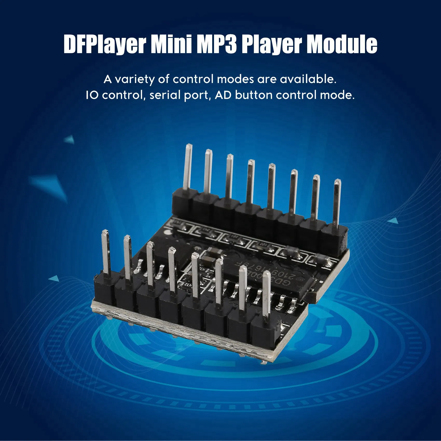 DFPlayer Mini MP3 Player Module For Arduino Black: MP3 Module Arduino ...