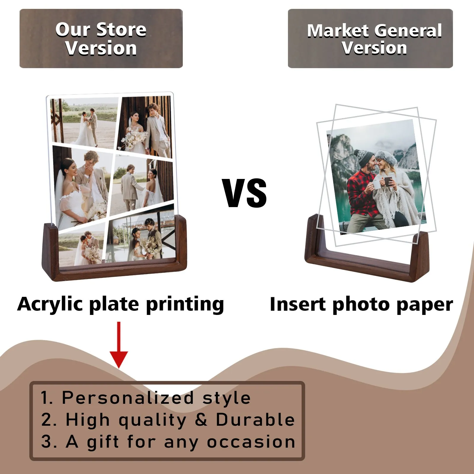 Personalized Couple Photo Collage Couple Photo Frame Perfect Valentine ...