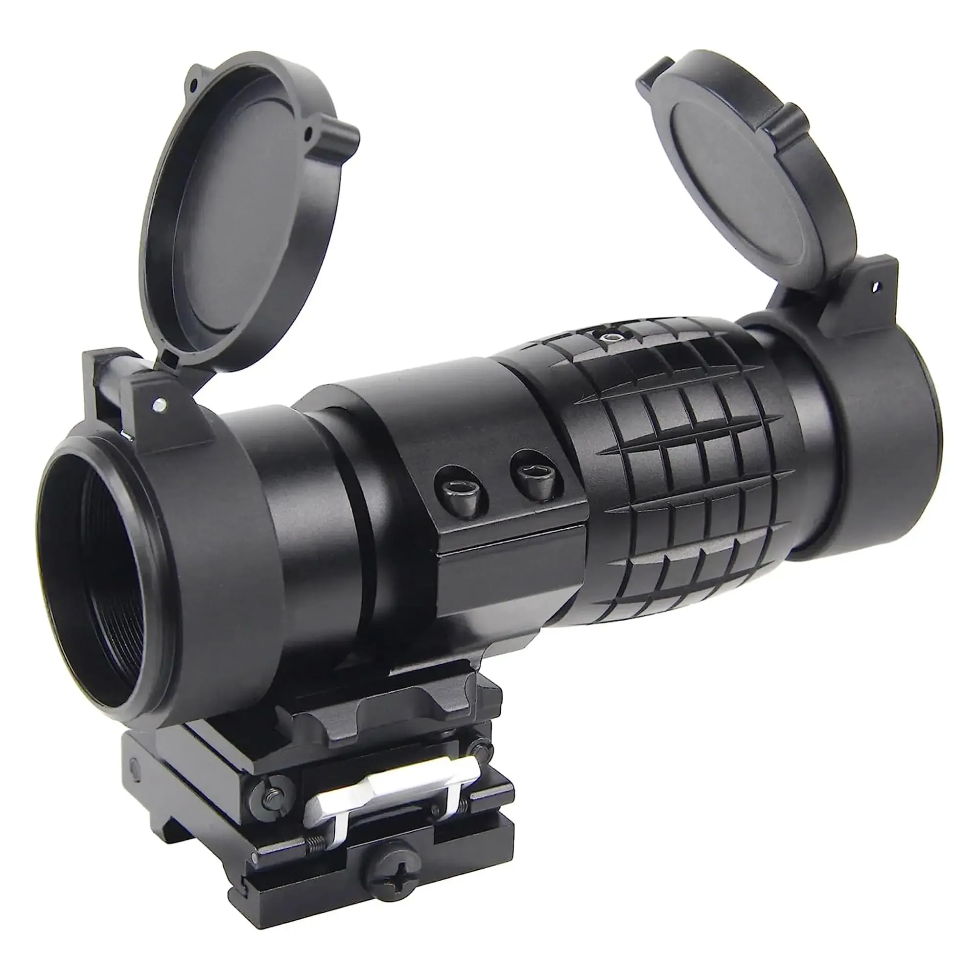 3X Red Dot Magnifier With Flip To Side Mount Aluminum Sight Magnifier ...