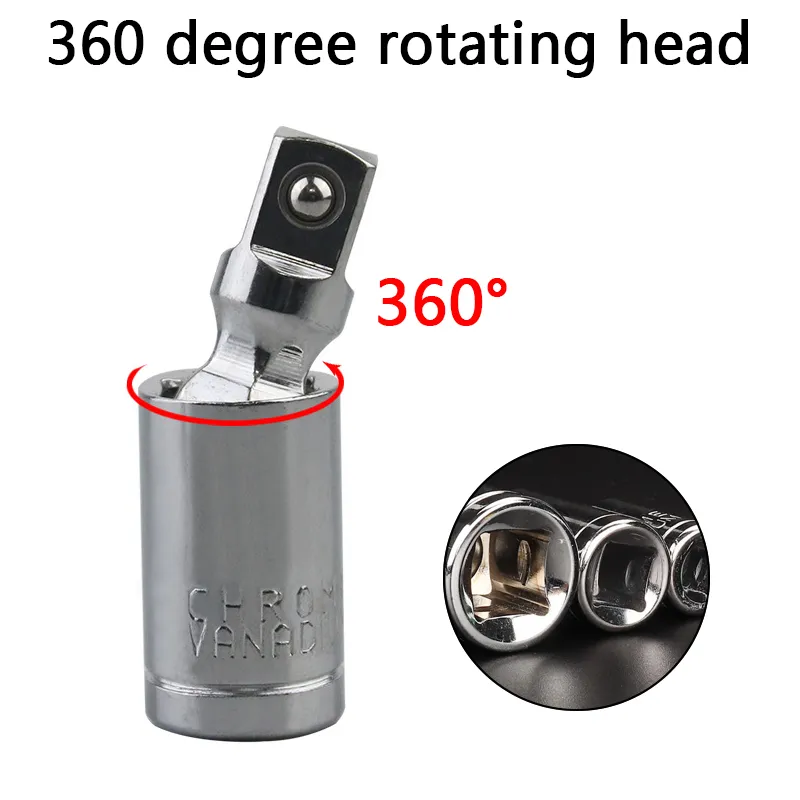Universal Wobble Socket Adapter Set - 360° Swivel Joint for Impact ...