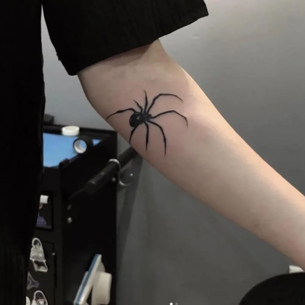 Spider tattoo forearm - Bronctattooaus.com