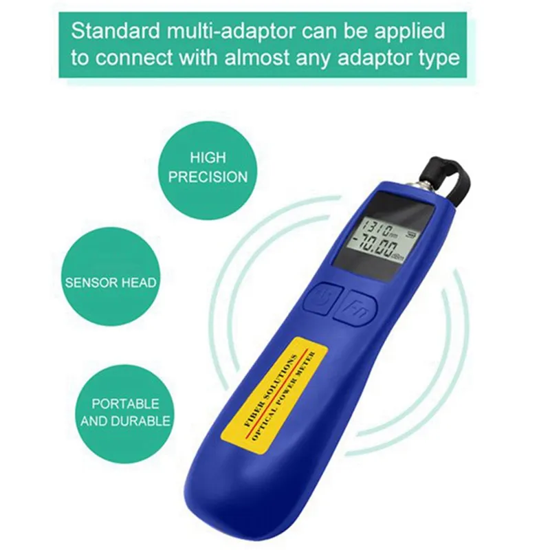 2X Accuracy6 Wavelengths Mini Optical Power Meter Tester with LCD ...