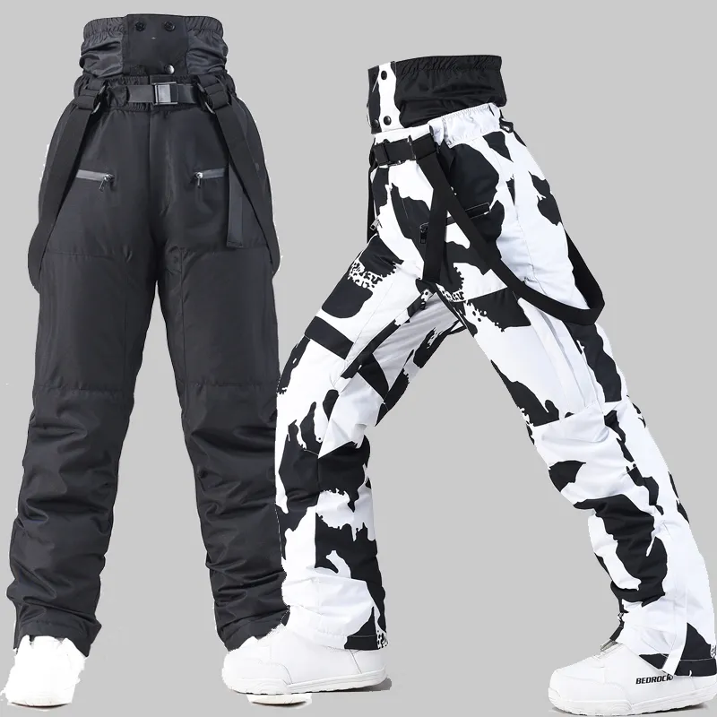 Ski Pants for Men and Women, Windproof Waterproof Snow Trousers, Super ...
