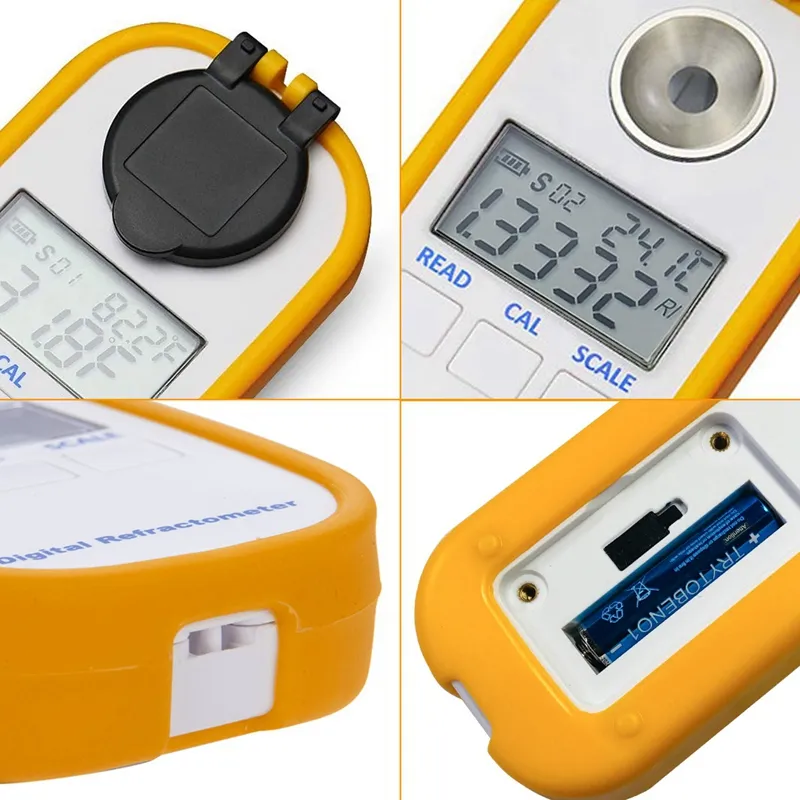 refractometer reading for honey