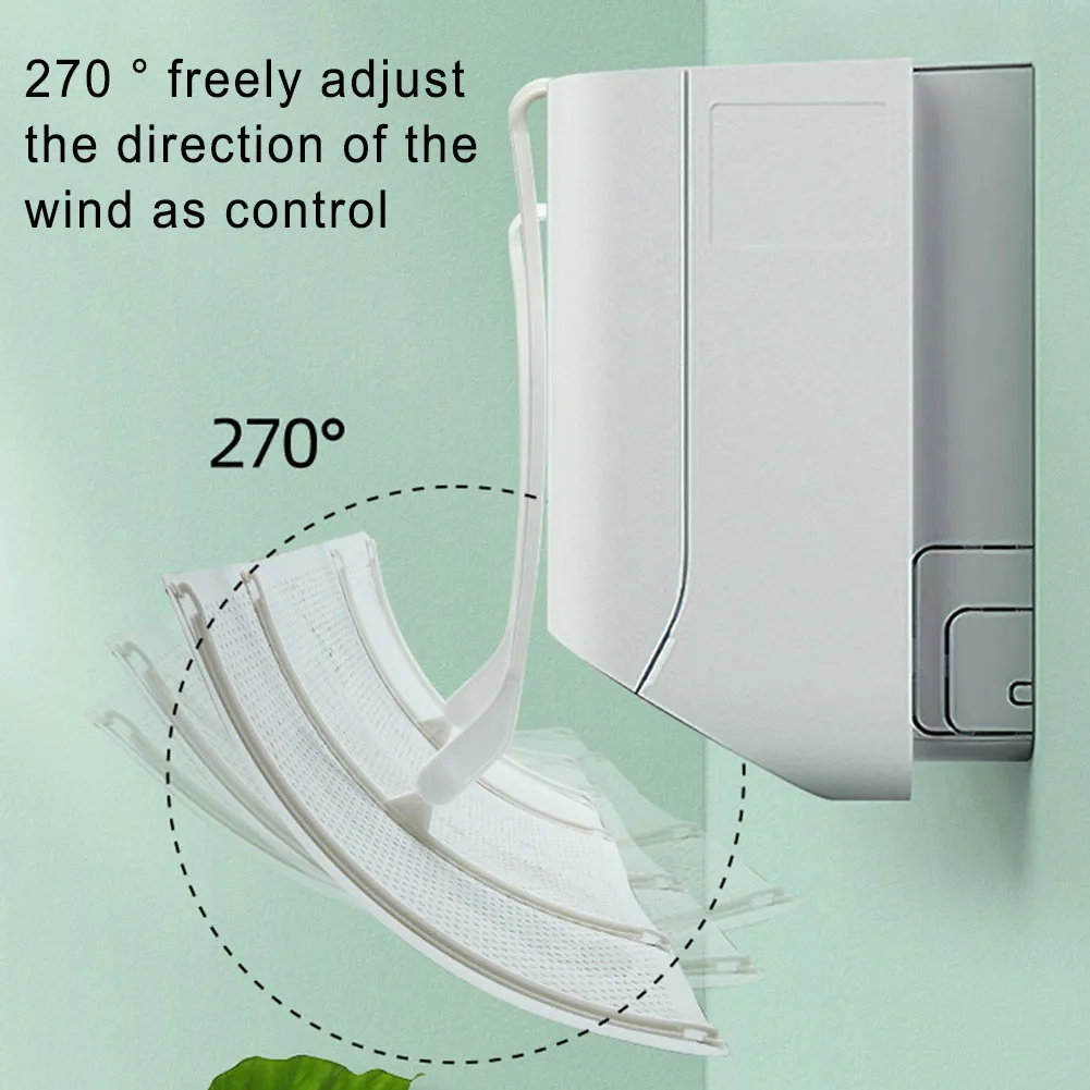 Deflectors For Air Vents Adjustable Wall Mounted Air Conditioner Wind ...