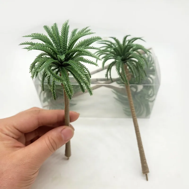 HO Scale Palm Trees - Realistic Artificial Coconut Trees for Model ...