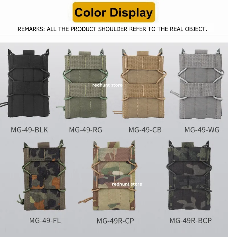 56 Single AK AR M4 AR15 Rifle Mag Pouch, Molle Mag Holster Hunting ...