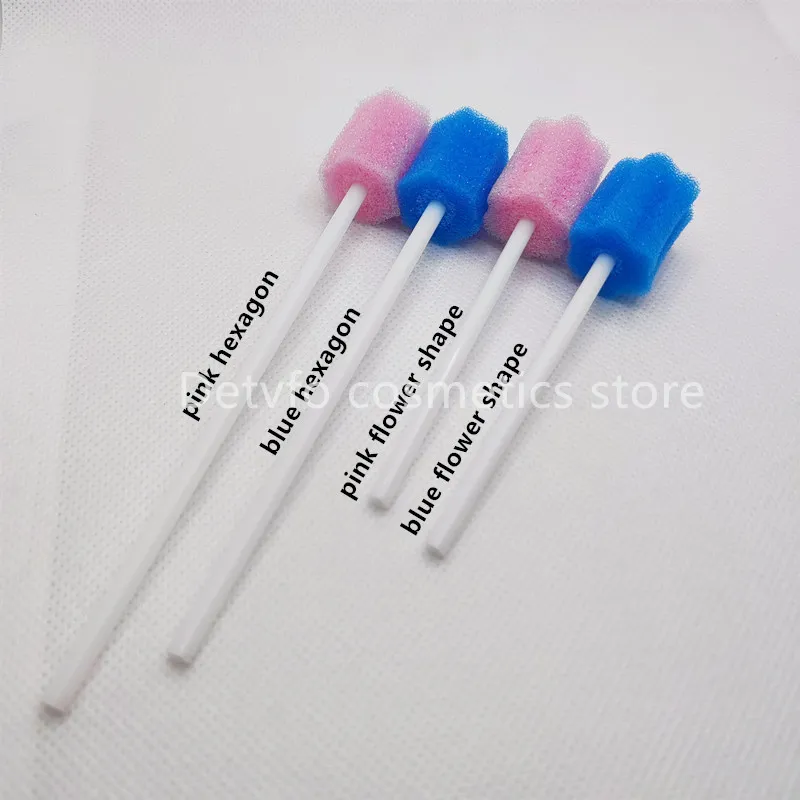 DHgate.com:100x Foam Oral Swabs: Soft Dental Sponge Sticks for Hygienic ...