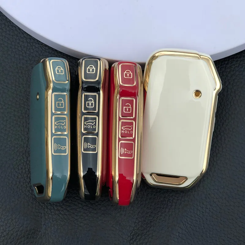 DHgate.com:Kia TPU Car Key Case Cover, 4-Button Protective Shell Fob ...