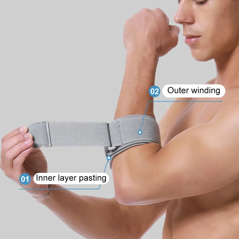 Adjustable Elbow Brace, Golfer's Strap Support for Lateral Pain ...