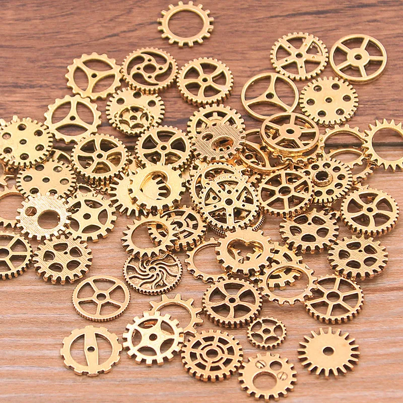 DHgate.com:Steampunk Cogs & Gears - 60Pcs Alloy Small Mechanical ...