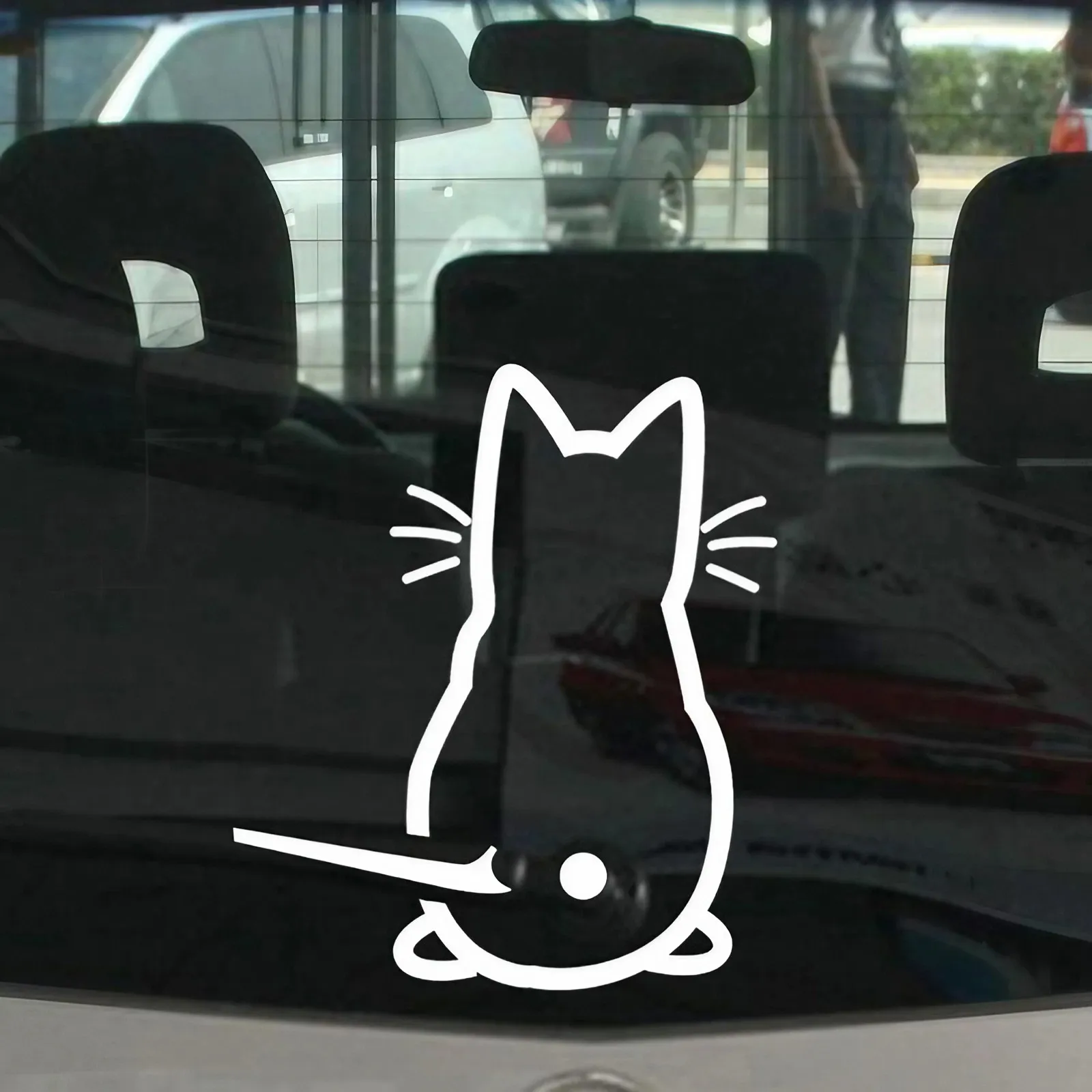Reflective Animal Cat Decals For Cars Set Funny Moving Tail Cat Window Wiper Decals For Rear Windshield And Notebook Decoration From Ddmyday 8.17 DHgate.Com
