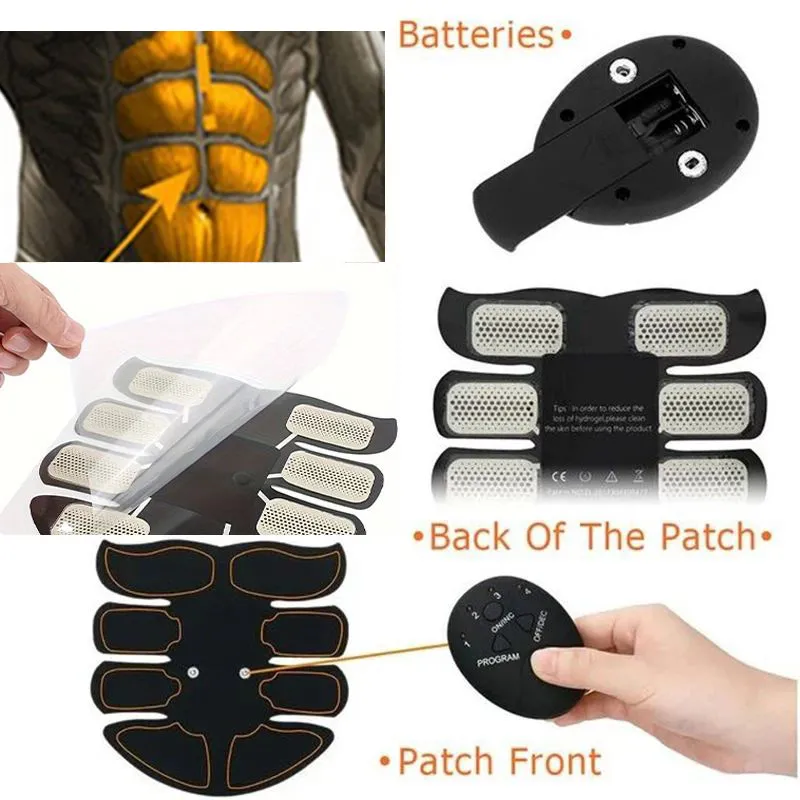 Wireless Electric Muscle Stimulator For Abdominal Training And Full ...