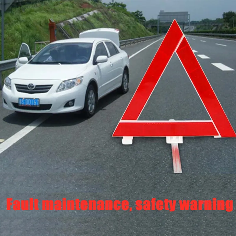 DHgate.com:Reflective Emergency Warning Triangle, Red Safety Hazard ...