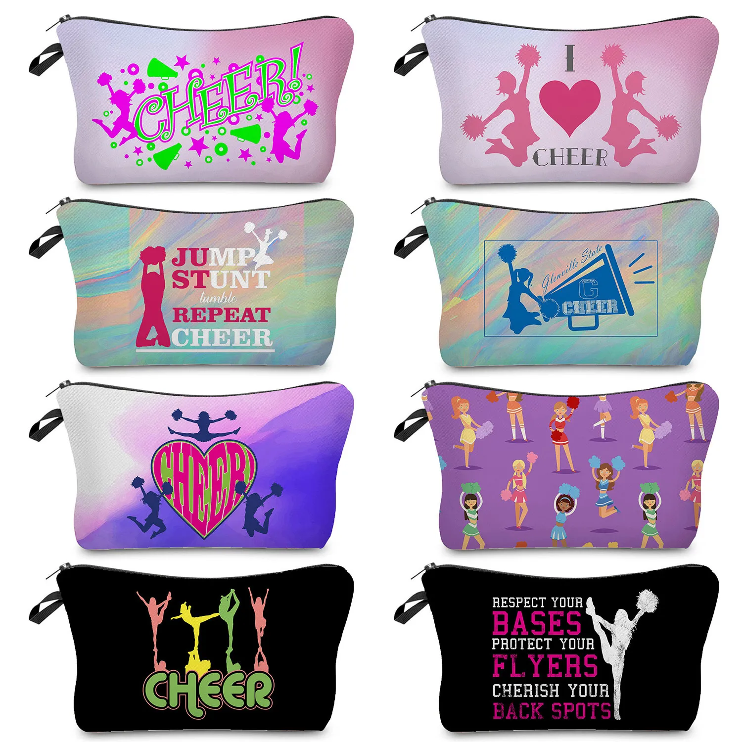 cheer makeup bag