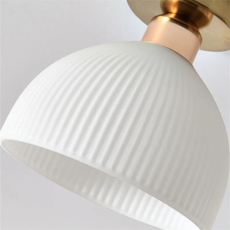 Contemporary White ceiling glass light shades for Kitchen, Bedroom ...