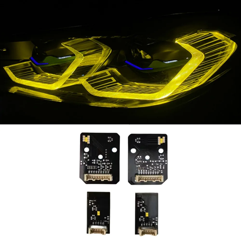 Yellow DRL LED Modules Board Set For BMW M3 G80 M4... From Ddmyhome ...