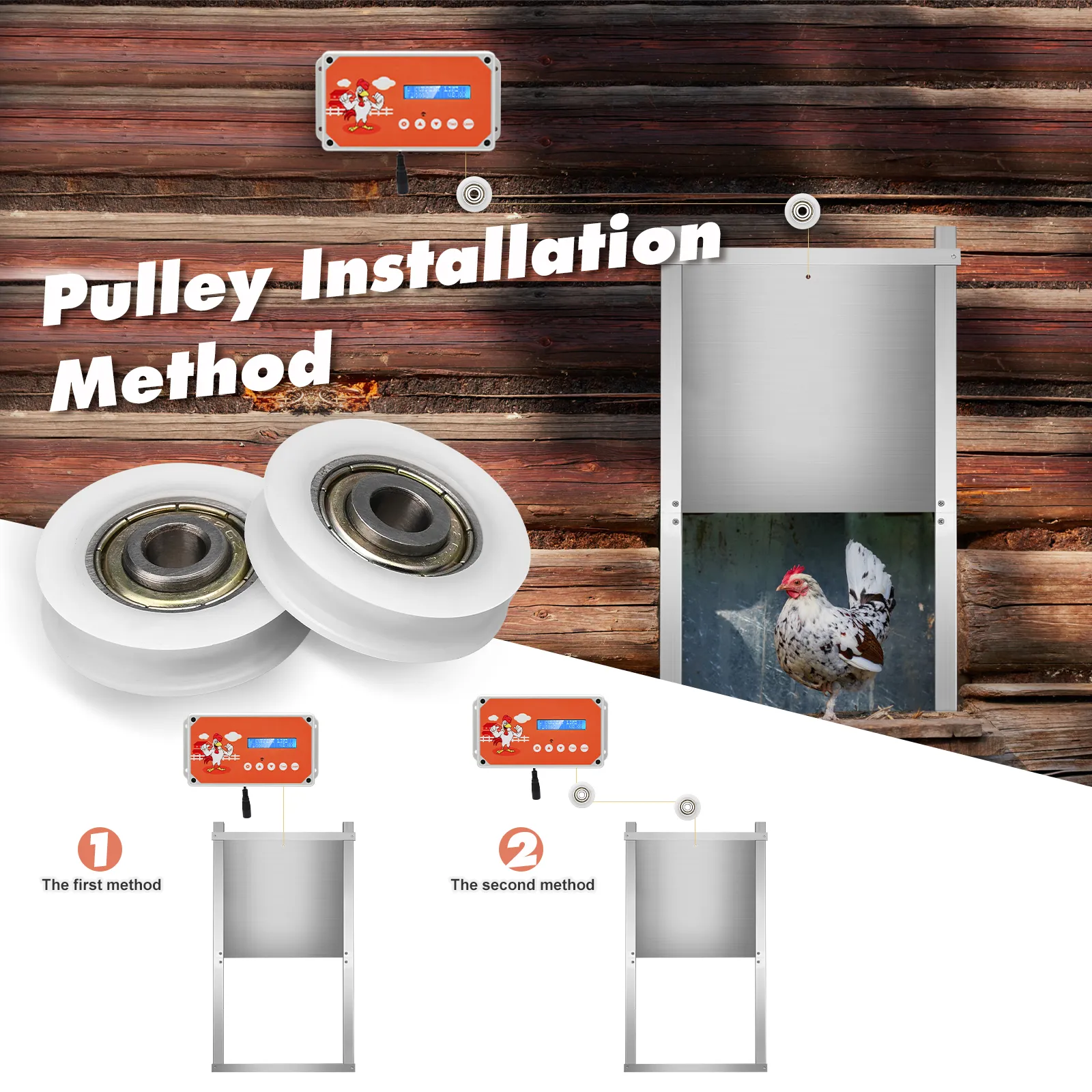 Automatic Chicken Coop Door Opener Controller With LCD Screen, Timer ...