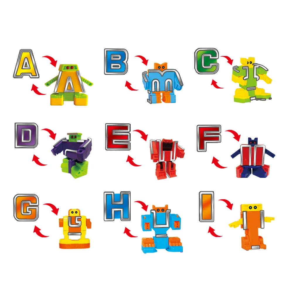Alphabet Robot Transformer Toys For Kids, ABS... From Ddmydec, $128.35 ...