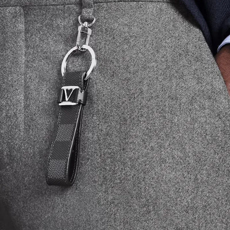 Premium Leather Keychain Set - Fashion Car Key Buckle, Handmade ...