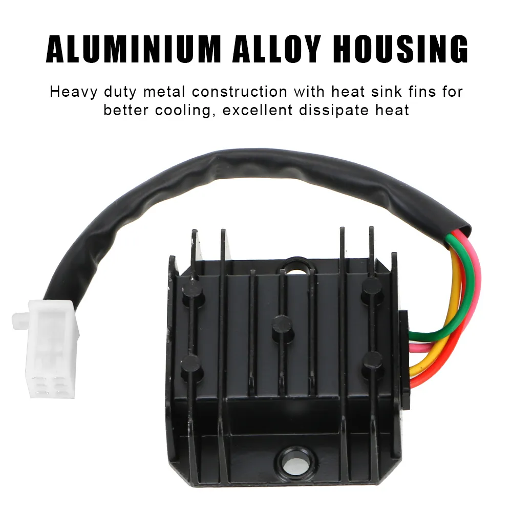 Universal motorcycle battery stabilizer with 4 Wires and 4 Pins - 12V ...