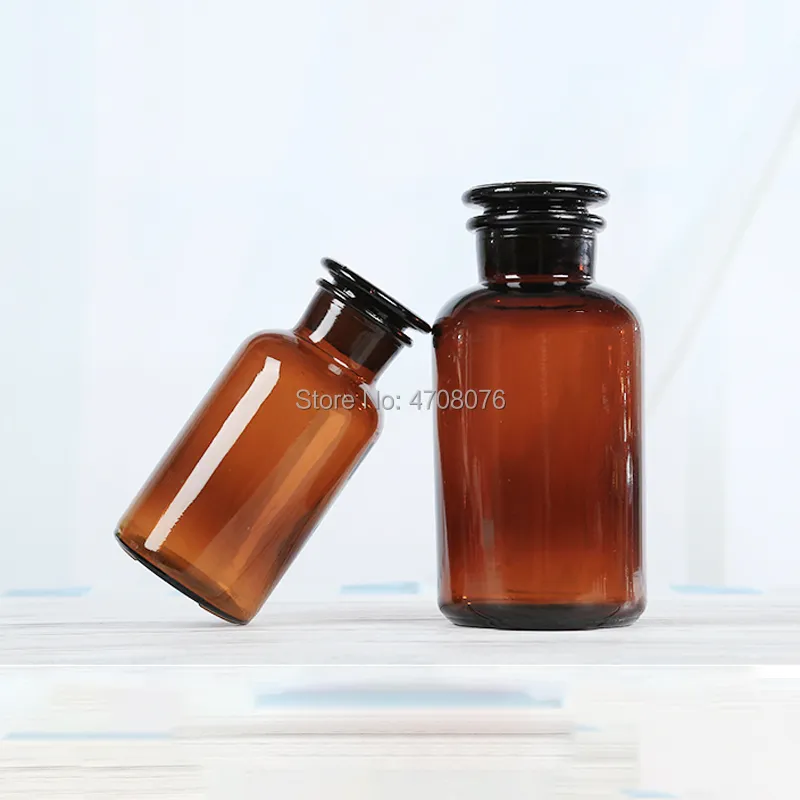 Laboratory Glass Bottles: 30/60/125/250/500ml Reagent Bottles With ...