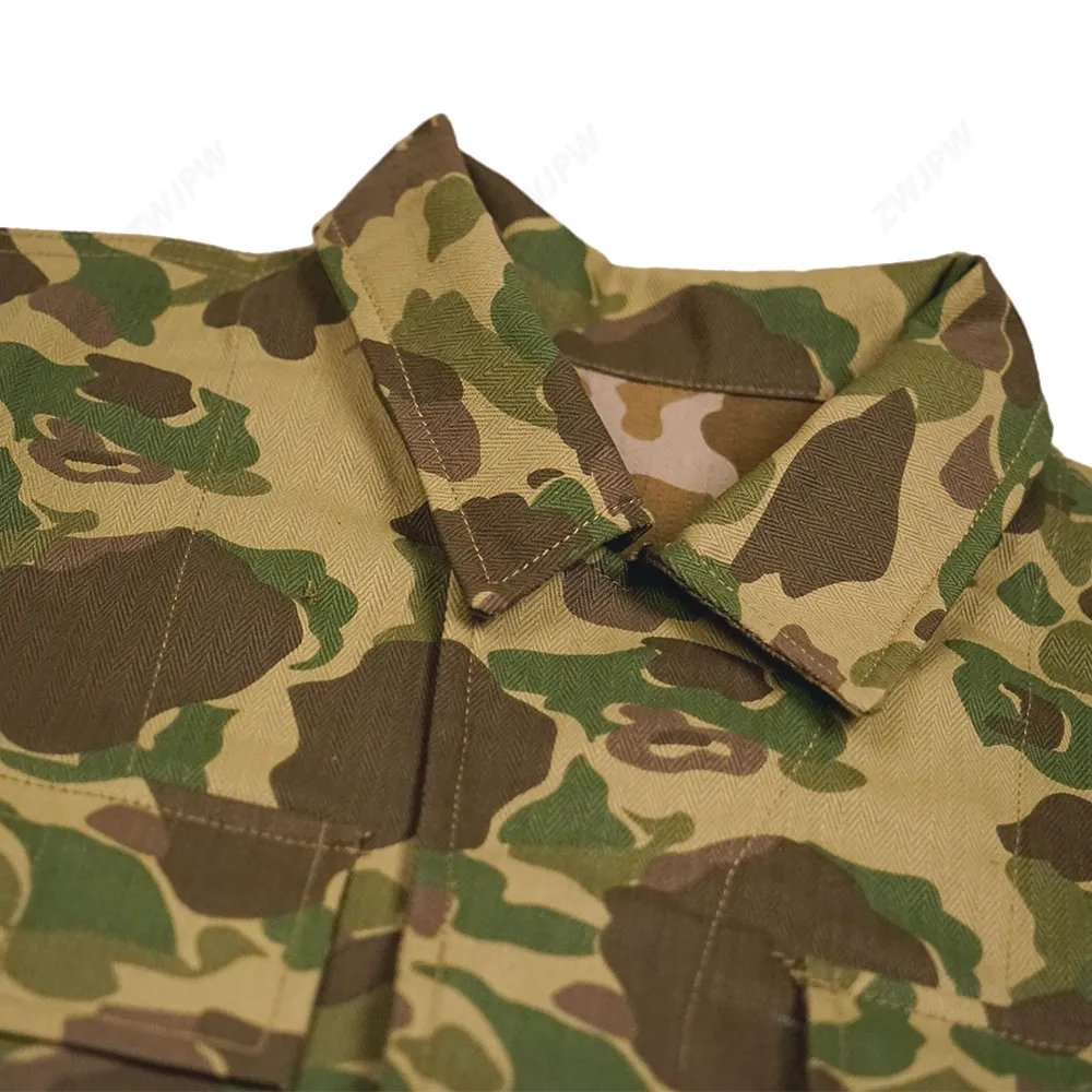 Army Camouflage Jacket: WWII Style HBT Double Camo Hunting Coat ...