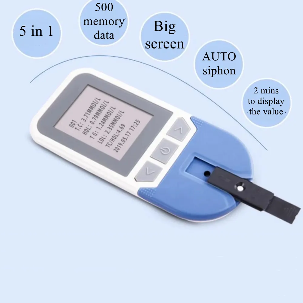 4 In 1 Lipid Profile Meter Stick Measurement For High And Low Density ...