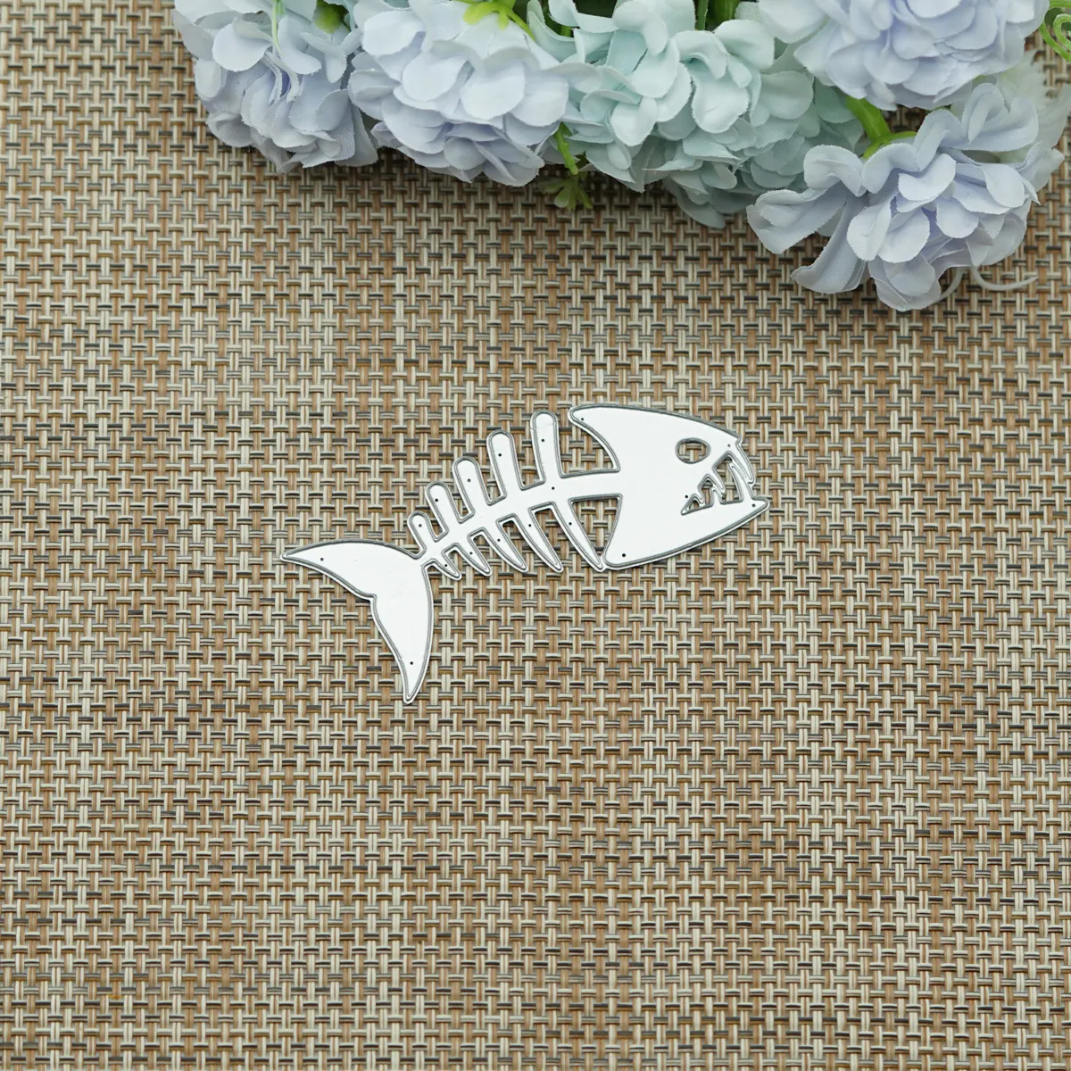 Metal Cutting Dies - Fishbone Patterned Scrapbooking Paper Embossing ...
