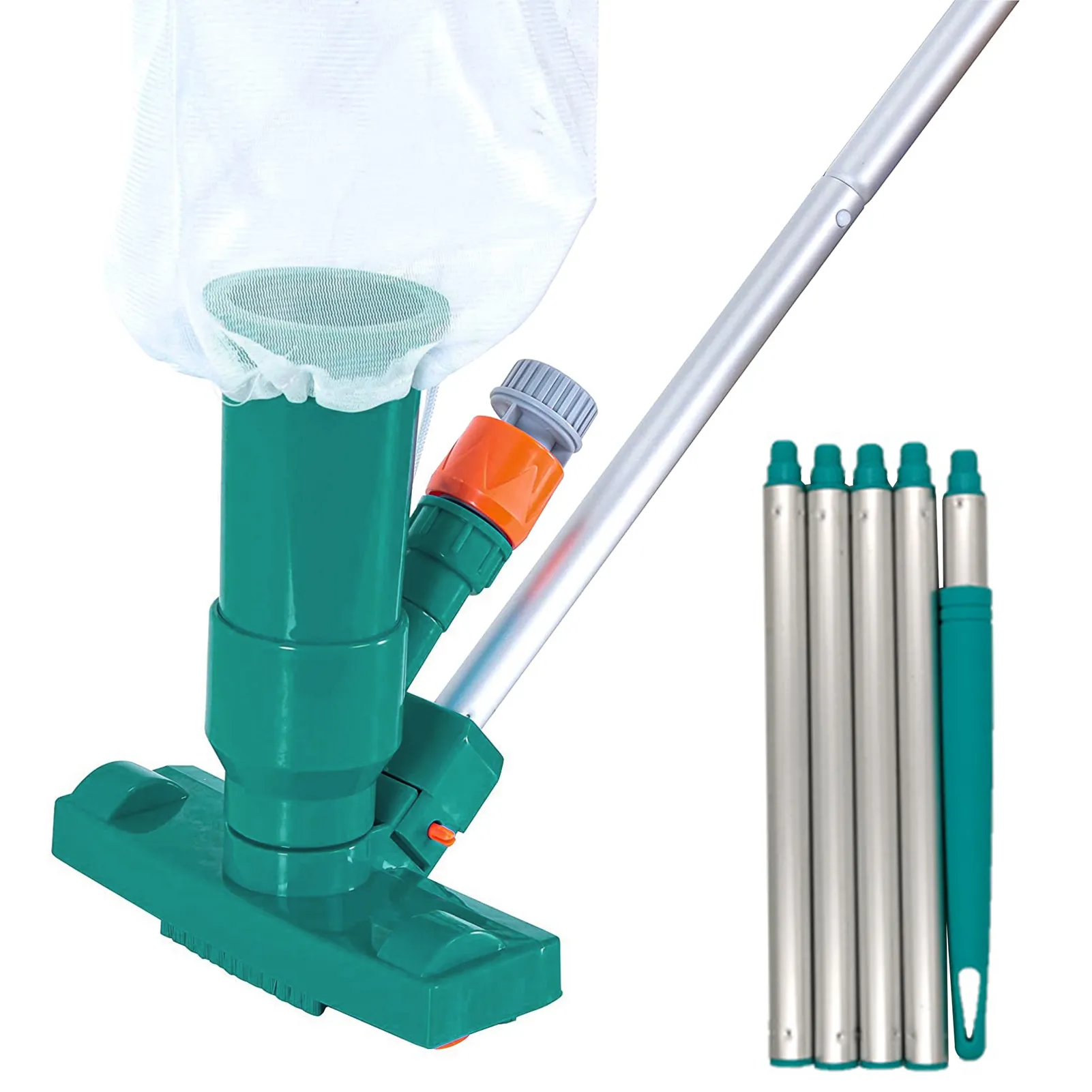 Deluxe Portable Jet Pool Vacuum: Underwater Spray Head Cleaner for Spas ...