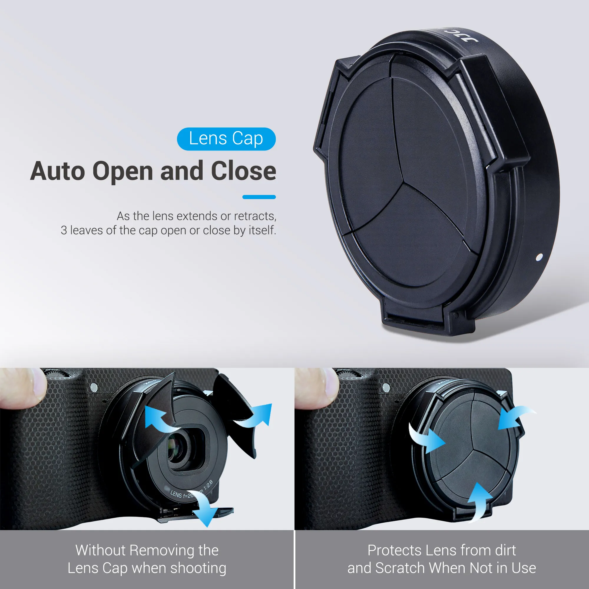 DHgate.com:JJC Automatic Lens Cap for Ricoh GR II/III/IIIx/GR3x, HD ...