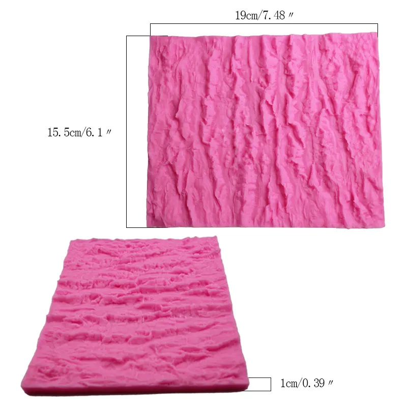 Pottery Art moulds - Large Old Bark Texture Silicone Mold for ...