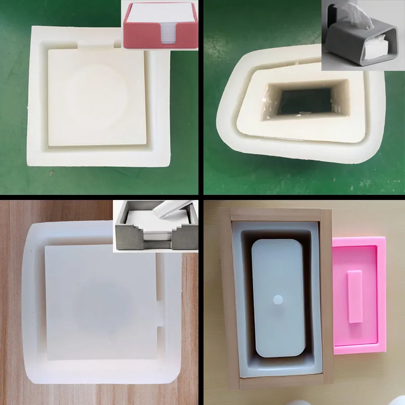 Cement Storage Box Silicone Mold Concrete Paper Boxes... From ...