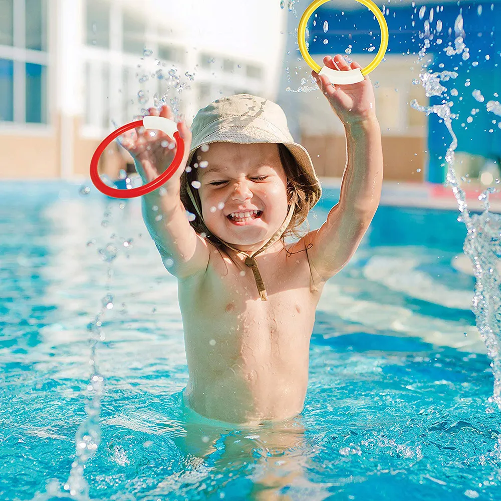 Underwater Diving Toy Set - 5 Pool Torpedo Rockets for Kids Summer ...