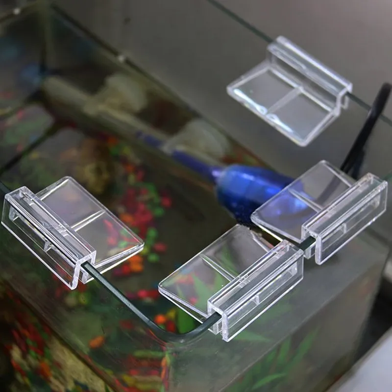 6mm Acrylic Aquarium Cover Clips: Secure Fish Tank Glass Support ...