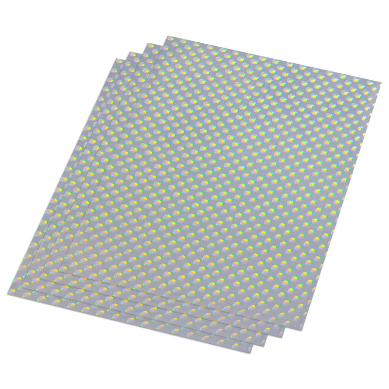 A4 Sticker Paper Holographic Waterproof Vinyl: Water Bead Pattern ...